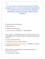 NCC EFM FINAL CERTIFICATION EXAM NEWEST ACTUAL EXAM COMPLETE QUESTIONSD CORRECT DETAILED ANSWERS ...