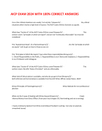 AICP Exam Prep Questions with Correct Answers Latest Updated 2024/2025 ...