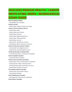 2024-2025 SHADOW HEALTH - LANDON SMITH &TINA JONES – NEUROLOGICAL STUDY ...