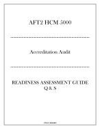 WGU AFT2) HCM 5000 Accreditation Management Pre-Assessment Guide Q & A ...