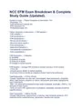 NCC EFM Exam Breakdown and Complete Study Guide (Updated) | Latest 2023 ...