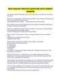MCAT BIOLOGY PRACTICE QUESTIONS WITH CORRECT ANSWERS - DocMerit