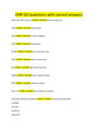 EHR GO questions with correct answers - DocMerit