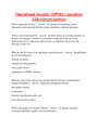 Operational Security (OPSEC) questions with correct answers - DocMerit