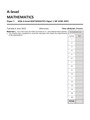 AQA A-level MATHEMATICS Paper 1 QP JUNE 2023 - DocMerit