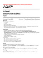 AQA A-LEVEL COMPUTER SCIENCE PAPER 1 QUESTION PAPER JUNE 2023 - DocMerit