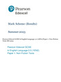 Pearson Edexcel GCSE In English Language 2.0 (1EN2) Paper 1: Non ...