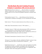 Florida Basic Recruit Training Program (Chapter 5) questions with ...