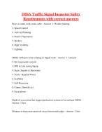 IMSA TRAFFIC SIGNAL TECHNICIAN ( level 11) Latest Update 2024-2025 ...