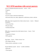 NCC EFM questions with correct answers. - DocMerit