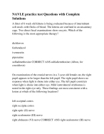 NAVLE practice test Questions with Complete Solutions. - DocMerit