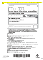 Pearson Edexcel International Advanced Level MathematicsInternational ...