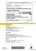 Pearson Edexcel International Advanced Level International Advanced ...