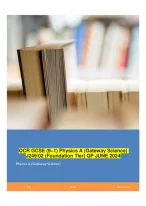 OCR GCSE (9–1) Physics A (Gateway Science) J249/02 (Foundation Tier) QP ...