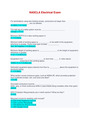 NASCLA Electrical (Latest 2024) Questions With Complete Grade A+ ...