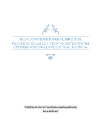 Massachusetts Funeral Director Jurisprudence State Exam 1 & Part 2 ...