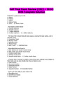 HAP Final Exam Review (2023 – 2024) With Complete Solution - DocMerit