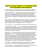American Yawp Chapters 1-3 test study guide Exam Questions with ...