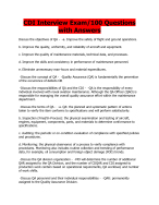 CDI Interview Exam/100 Questions with Answers - DocMerit