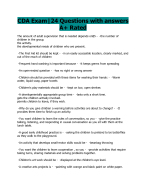 CDA Exam Practice | 75 Questions with 100% Correct Answers - DocMerit