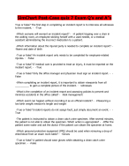 SIMCHART Post Case Quiz #12-16/40 Questions and Answers - DocMerit