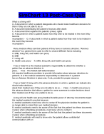 SIMCHART Post Case Quiz #12-16/40 Questions and Answers - DocMerit
