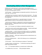 Cheerleading Safety & Risk Management Exams - - DocMerit