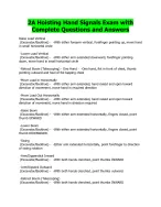 2A Hoisting Hand Signals Exam with Complete Questions and Answers ...