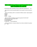 TEPC 5500-Drug Abuse and Prevention Exam with Complete Q’s and A’s - DocMerit