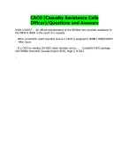 CACO (Casualty Assistance Calls Officer)/Questions and Answers - DocMerit