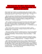 Final Exam for: IS-200.C: Basic Incident Command System for Initial ...