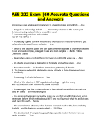 ASB 222 Buried Cities and Lost Tribes: Module 1 Exam Questions ...