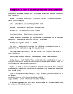 Anaplan L1 Test 1 Exam Questions with Answers - DocMerit