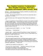 Navy Hospital Corpsman Fundamentals | Navy Hospital Corpsman, HCB Test ...