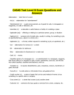CASAS Test Level B Exam Questions and Answers - DocMerit