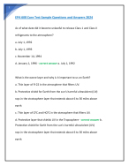 EPA 608 Core Test Sample Questions and Answers 2024. - DocMerit