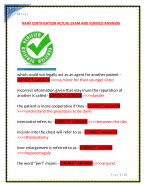 NAHP Certification Exam 2024-2025 Updated Questions and Answers - DocMerit