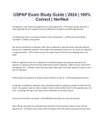 USPAP Exam Study Guide | 2024 | 100% Correct | Verified - DocMerit