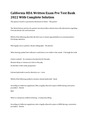 California RDA Written Exam Pre Test Bank 2022 With Complete Solution ...