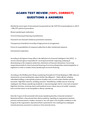 ACAMS TEST REVIEW (100% CORRECT) QUESTIONS & ANSWERS - DocMerit