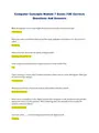Computer Concepts Module 7 Exam (100 Correct) Questions And Answers ...