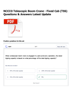 NCCCO Telescopic Boom Crane - Fixed Cab (TSS) Questions & Answers ...