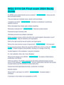 WGU D115 OA Final exam 2024 Study Guide - DocMerit