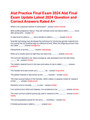 Alat Practice Final Exam 2024 Alat Final Exam Update Latest 2024 ...