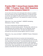 Practice RBC 1 Actual Exam Update 2024 | RBC 1 Practice Exam 2024 ...