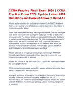CCNA Practice Final Exam 2024 | CCNA Practice Exam 2024 Update Latest ...