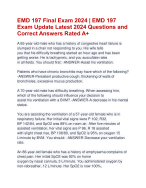 EMD 197 Final Exam – Questions With Correct Solutions - DocMerit