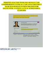 INDEPTH ANALYSIS WEEK #10 I HUMAN CASE COMPREHESIVE CLINICAL CASE ...