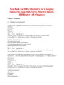 Test Bank for Hill's Chemistry for Changing Times, 15e John Hill, Terry ...