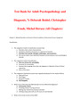 Test Bank For Adult Psychopathology and Diagnosis 7th Edition By ...